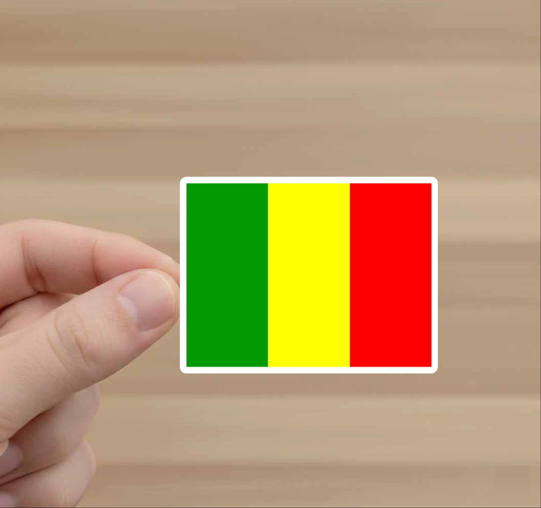 Mali Flag Sticker | Flag of Mali Sticker for Water Bottles, Toolboxes ...