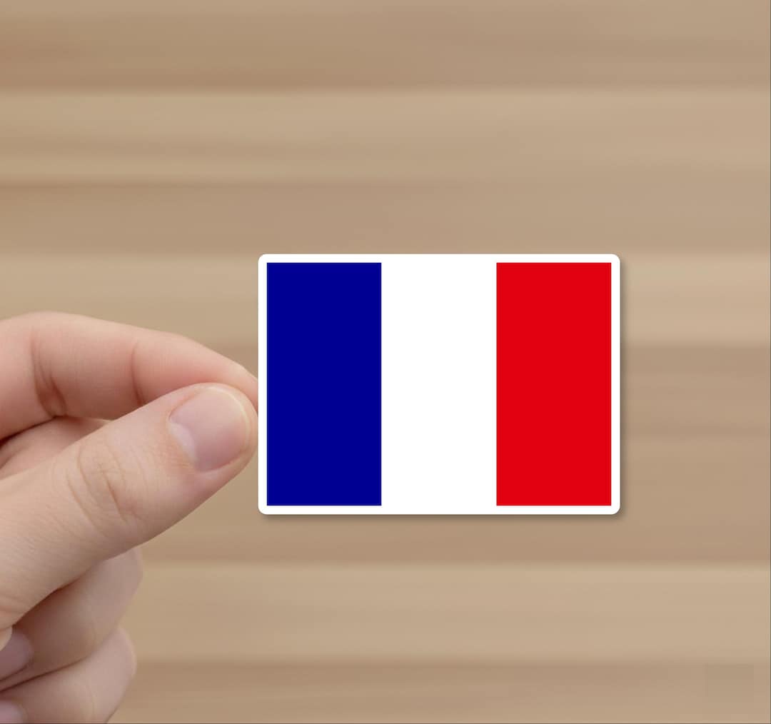 French Flag Sticker: Republique Francaise Decal - 3.25 X 2.25 - Etsy