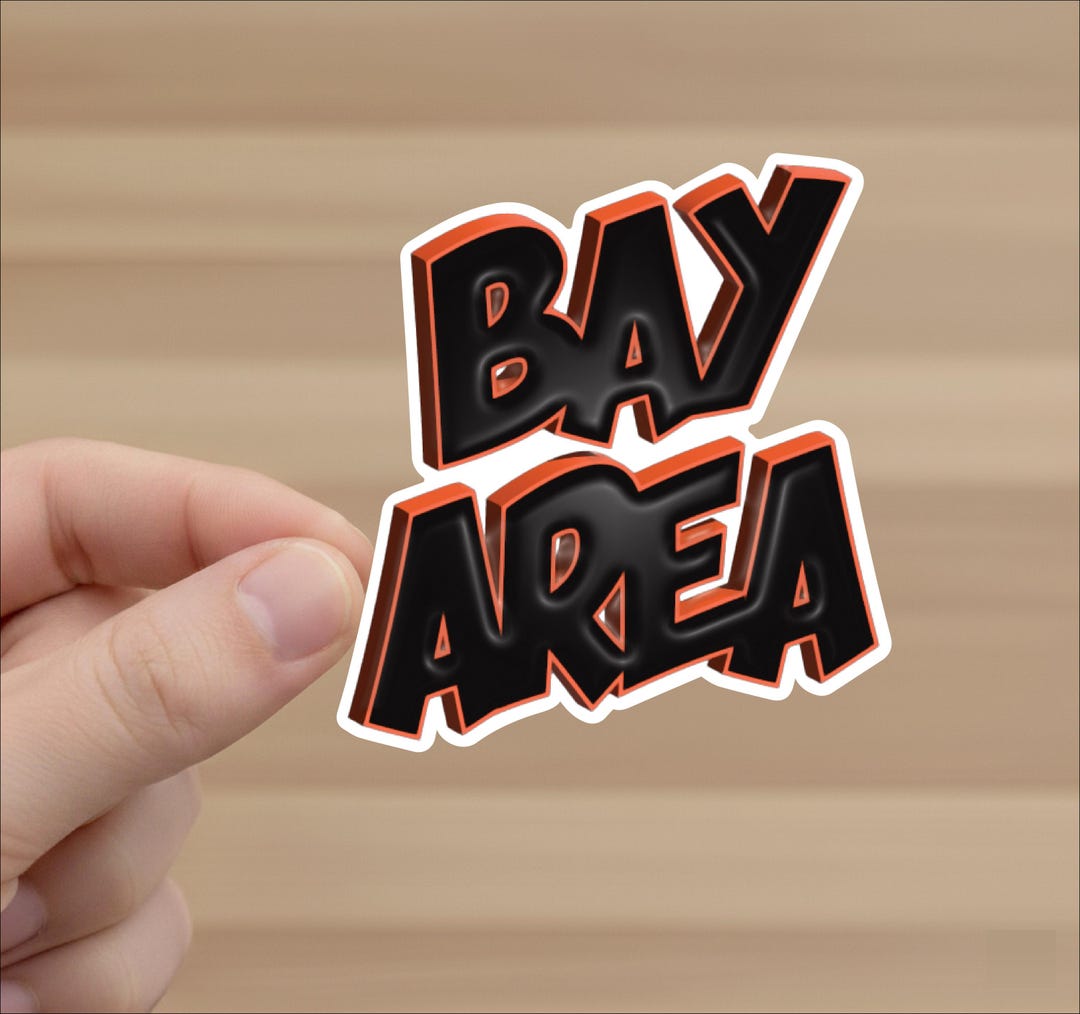 Bay Area Stickers for Water Bottles, Toolboxes, Fridges, Game Systems ...