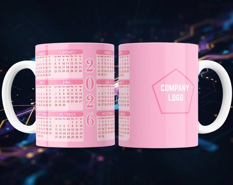10 Designs Calendar Company 2026, 10 Designs in Psd-png,sublimation ...