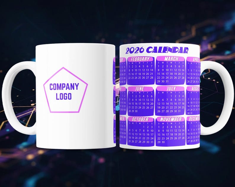 10 Designs Calendar Company 2026, 10 Designs in Psd-png,sublimation ...