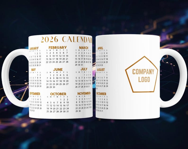 10 Designs Calendar Company 2026, 10 Designs in Psd-png,sublimation ...