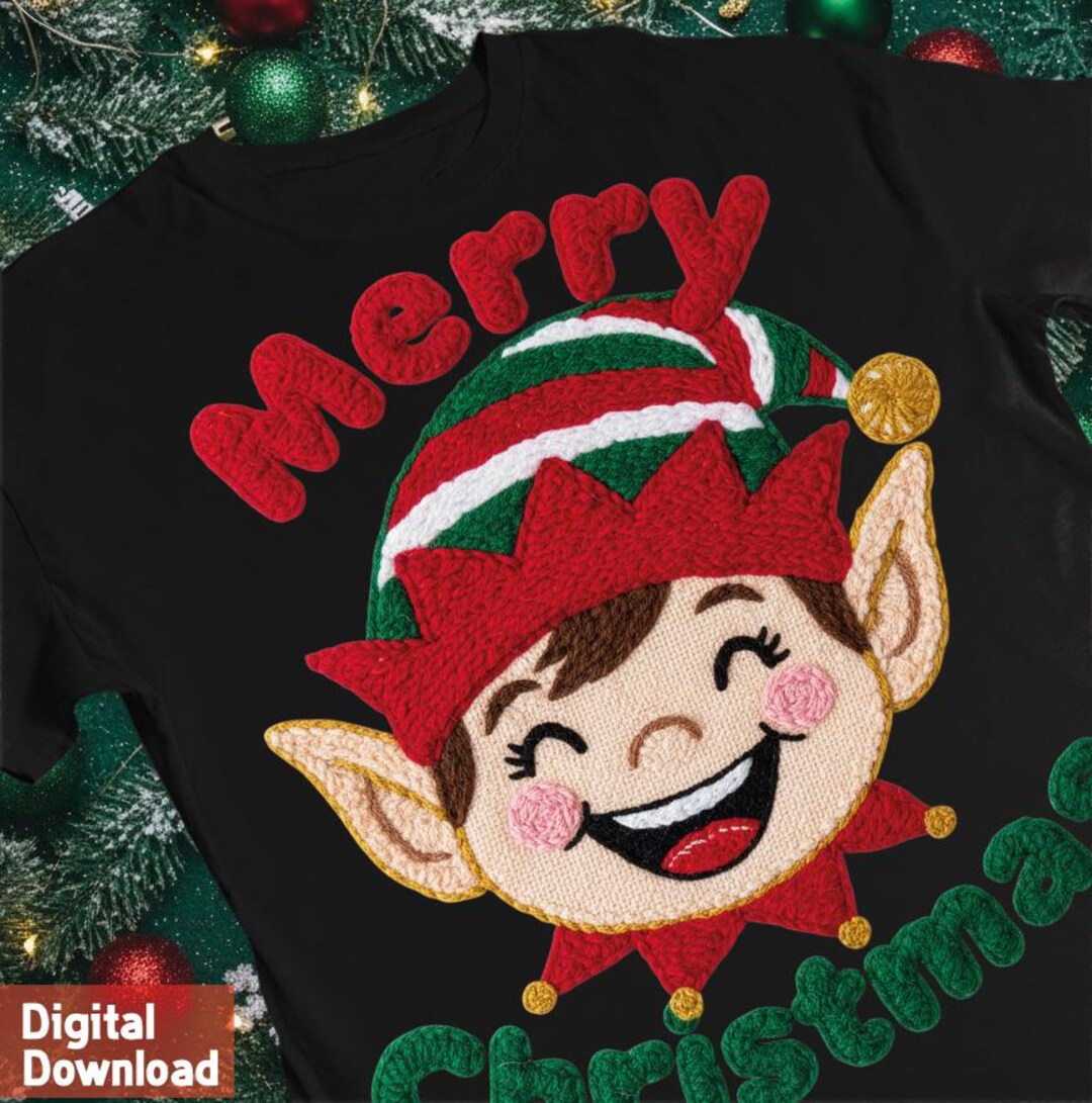 Elf Digital Design, Design in Png,sublimation,digital Design,christmas ...