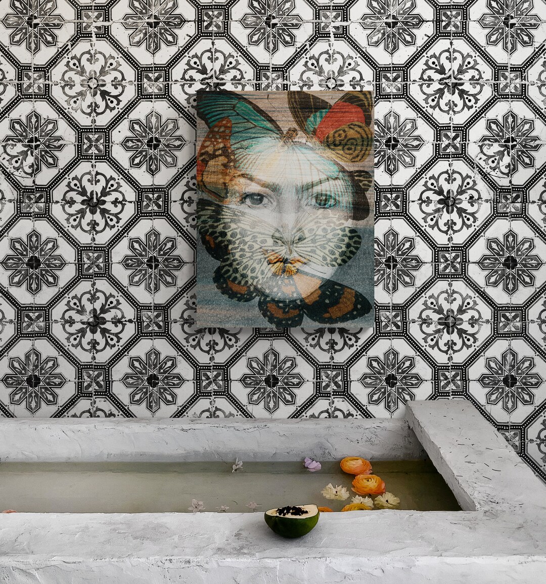 Portrait Painting, Altered Art, Canvas Print, Modern Classical Painting ...