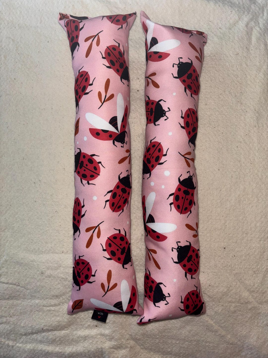 Pink With Ladybugs Catnip Extra-large Cat Kickers - Etsy