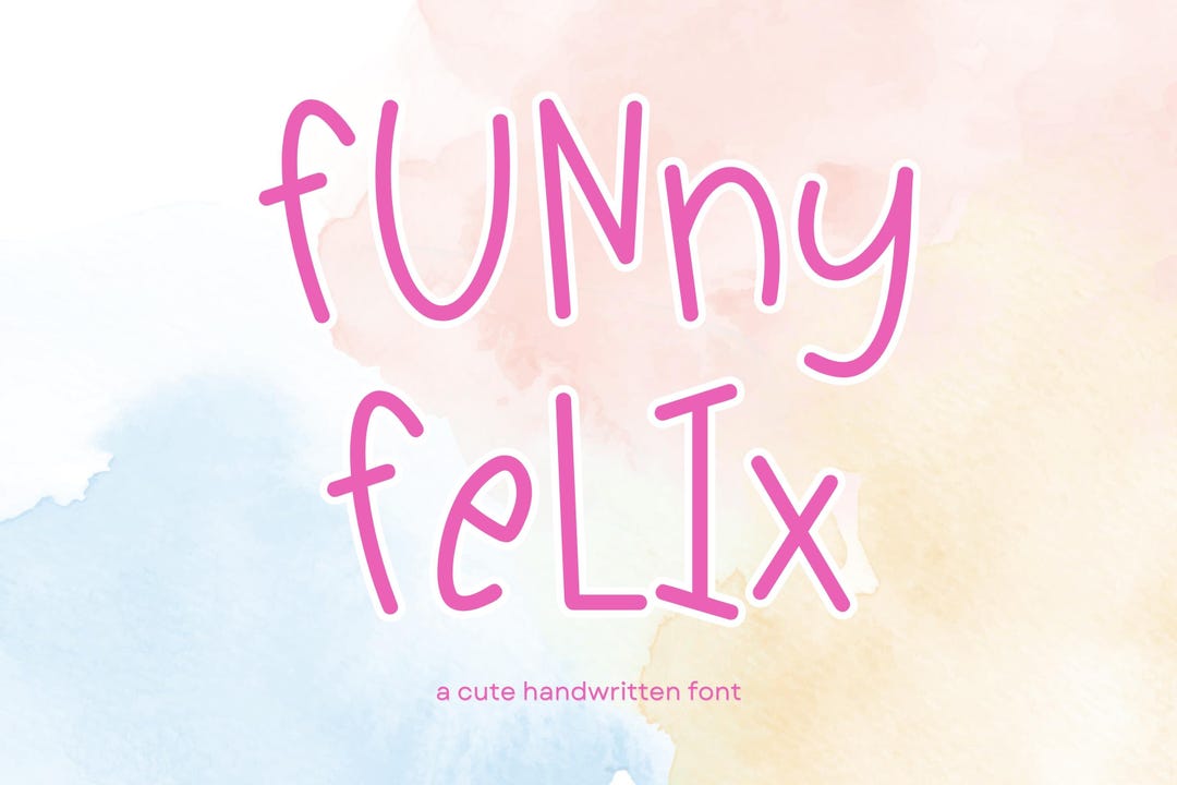 Funny Felix Handwritten Font Playful and Quirky Script for Creative ...