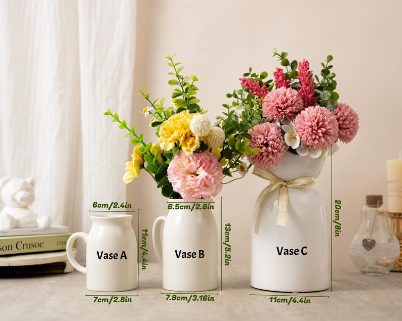 Personalized Birth Flower Vase, Zodiac Sign Vase, Birthday Gift for ...