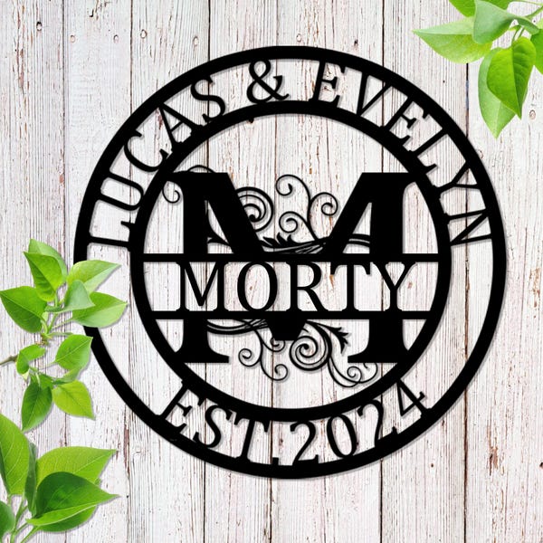 Monogram Plaque - Etsy