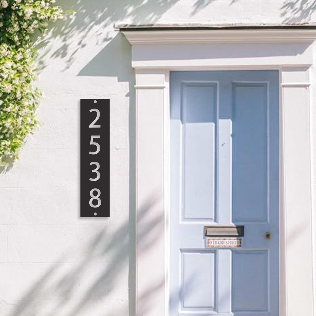 Modern Metal House Number Sign,custom House Number,house Address Sign ...