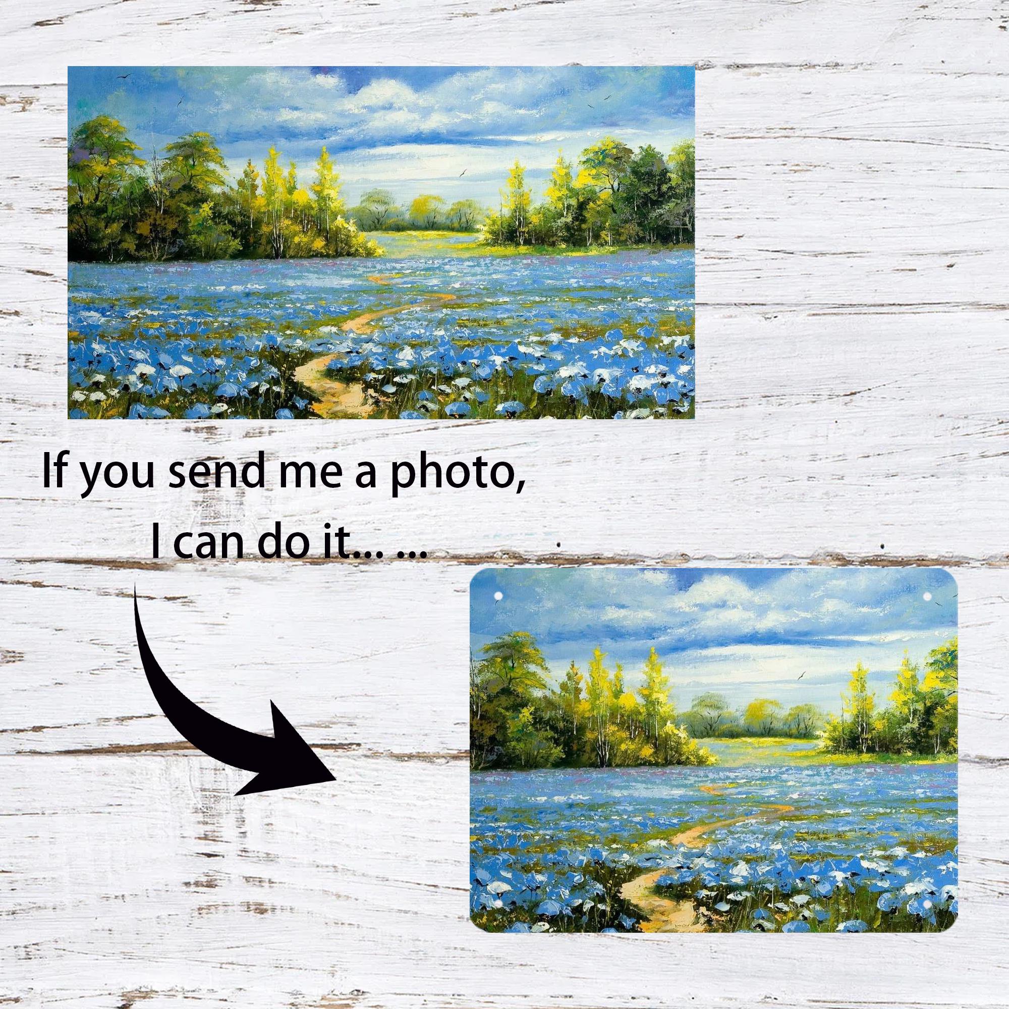 Custom Metal Sign With Text Logo,your Own Sign,personalized Metal Sign ...