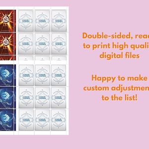 Riftbound Rune Cards Proxy | Double-sided Alt Art Runes | Printable TCG | Digital Download | - Etsy