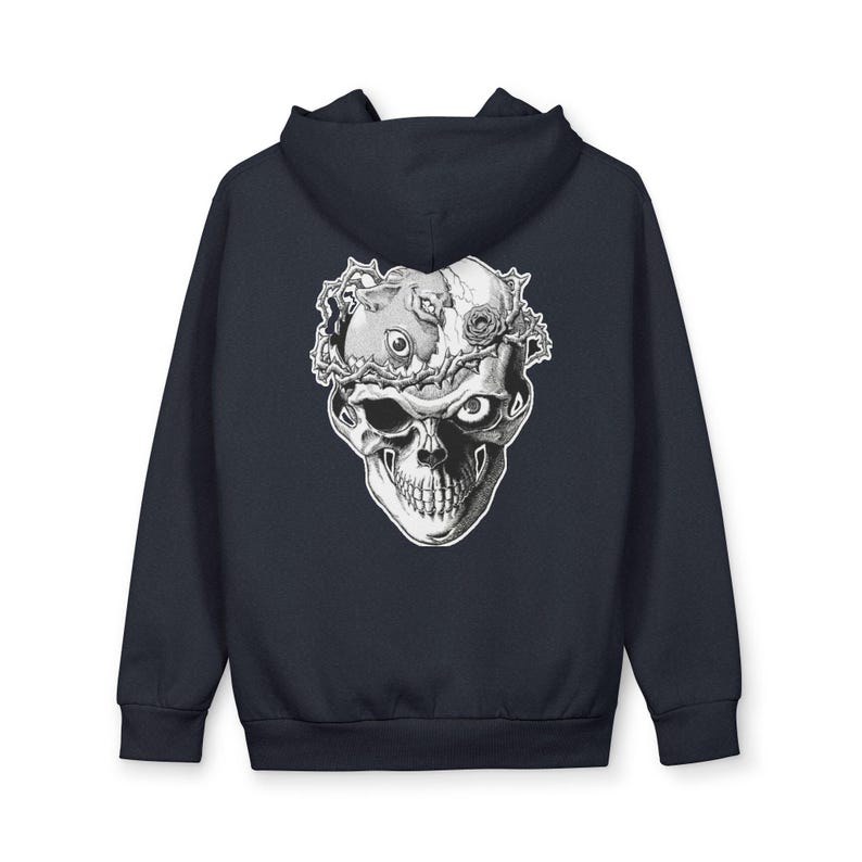 Skull Knight Guts Berserk Manga Anime Roses Hoodie | Graphic Back Print ...