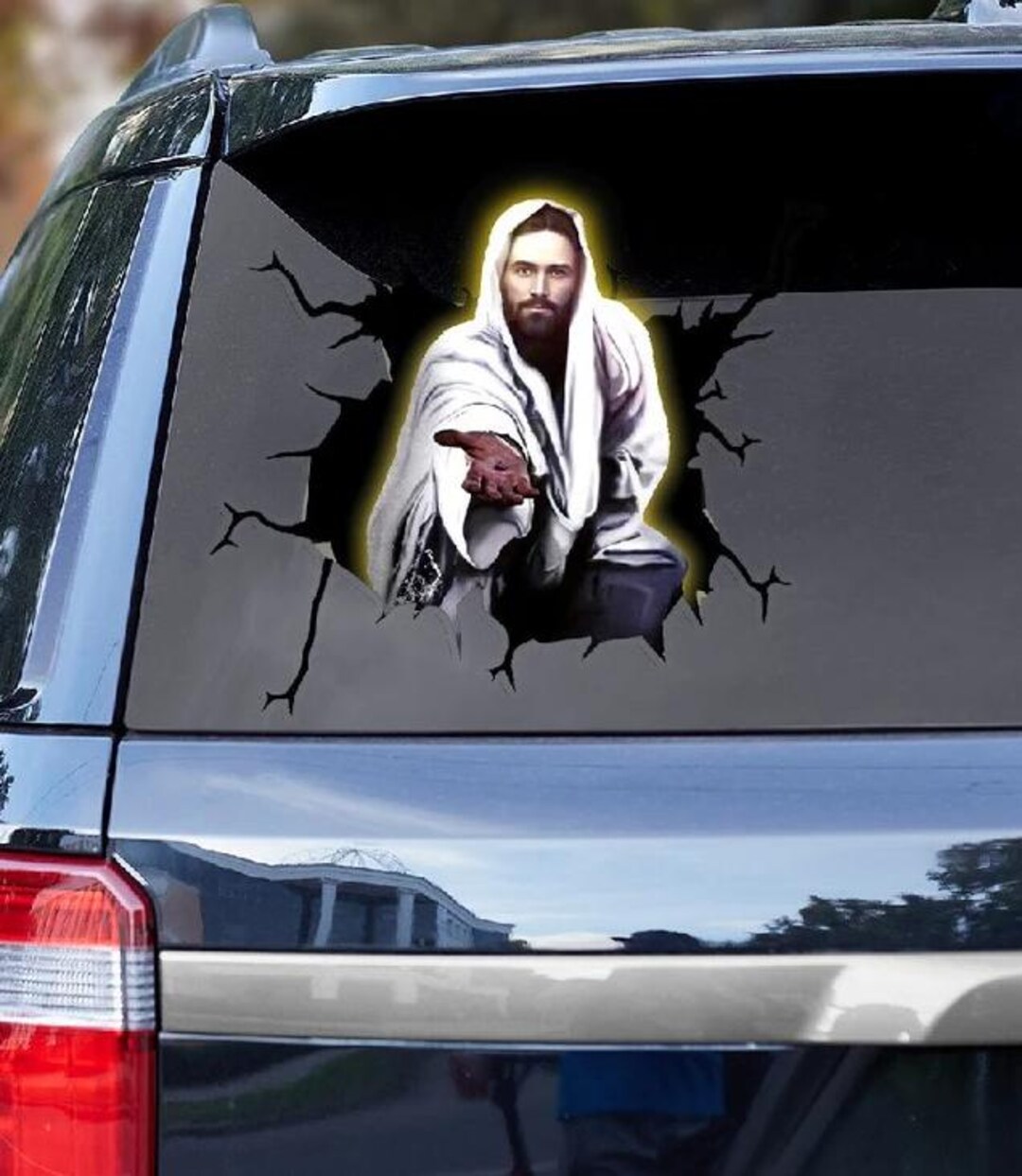 Jesus Vinyl Decal for Car, Christian Bumper Sticker, Jesus Christ Vinyl ...
