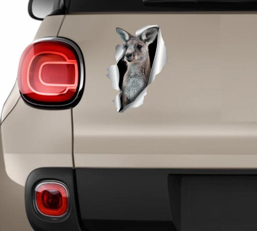 Wallaby Sticker Kangaroo Sticker Car Sticker Wallaby Sticker Wallaroo ...