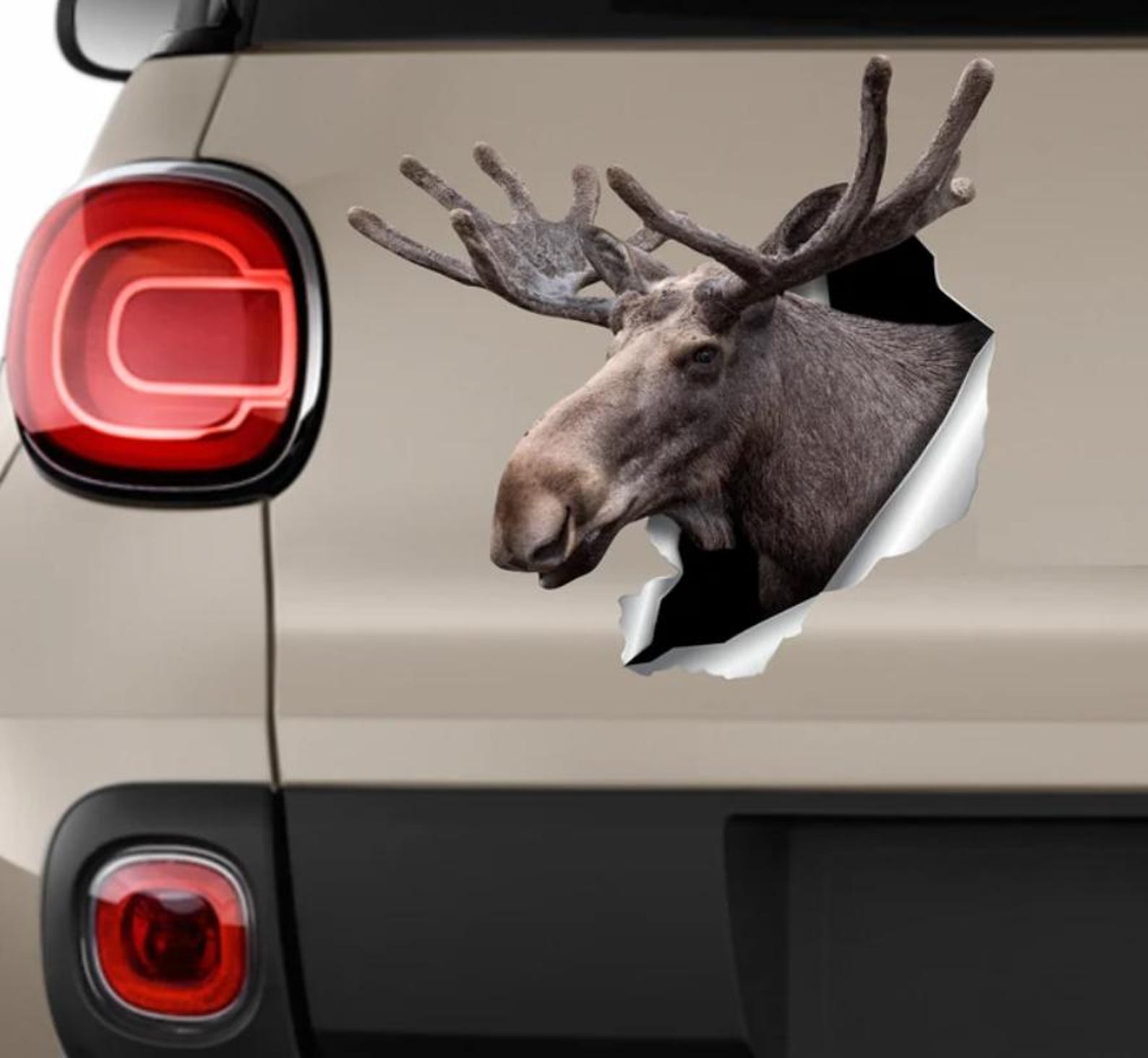 Elk Sticker Elk Decal Auto Sticker Elk Car Sticker Funny Car Decal ...