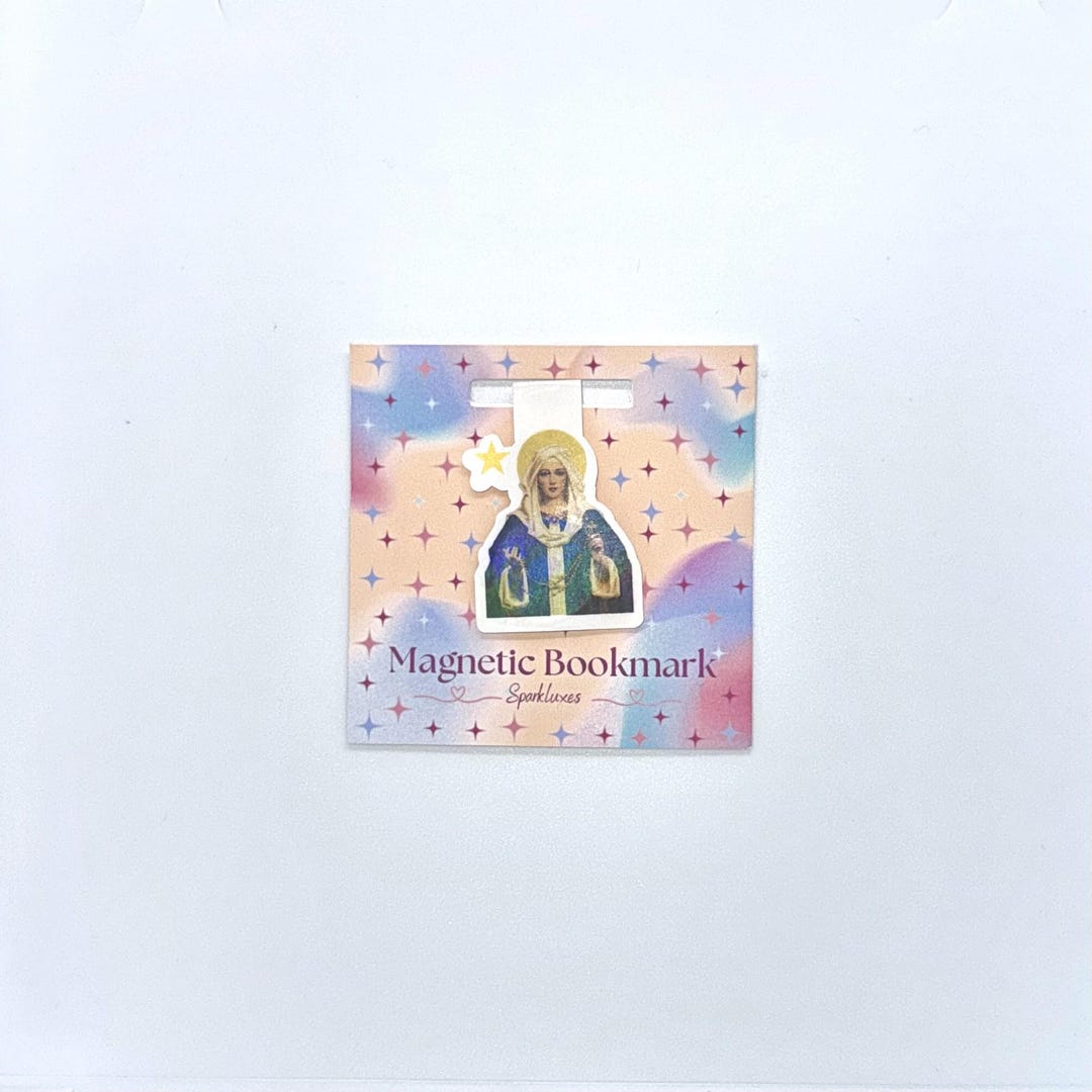 Our Lady of the Rosary Magnetic Bookmark - Etsy