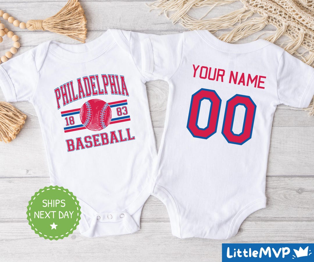 Philadelphia Baseball Onesie® - Philadelphia Baseball Baby ...