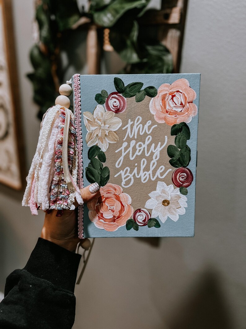 Custom, Hand Painted Bible - Etsy
