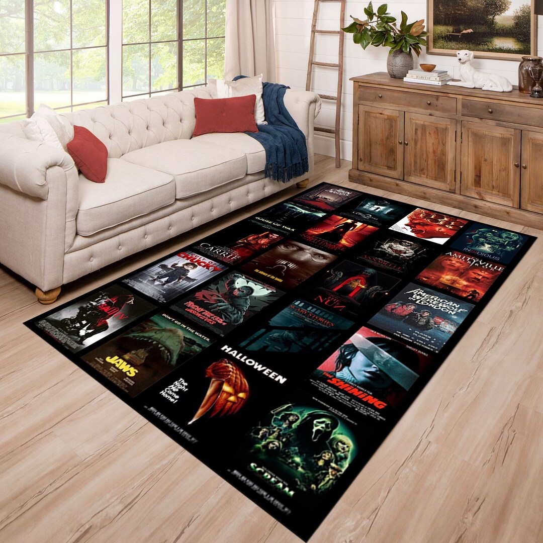 Movie Rug,horror Rughorror Movie Rug,fear Rug,popular Rug,cool Rugs ...
