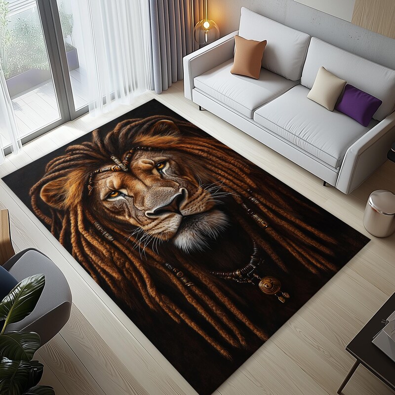 Lion Rug - Etsy