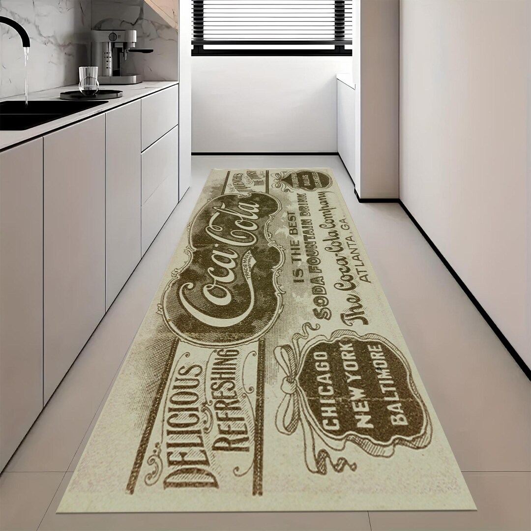 Coke Runner,coke Rug,coca Cola Retro Rug,coco Cola Rug,coke Gift,retro ...