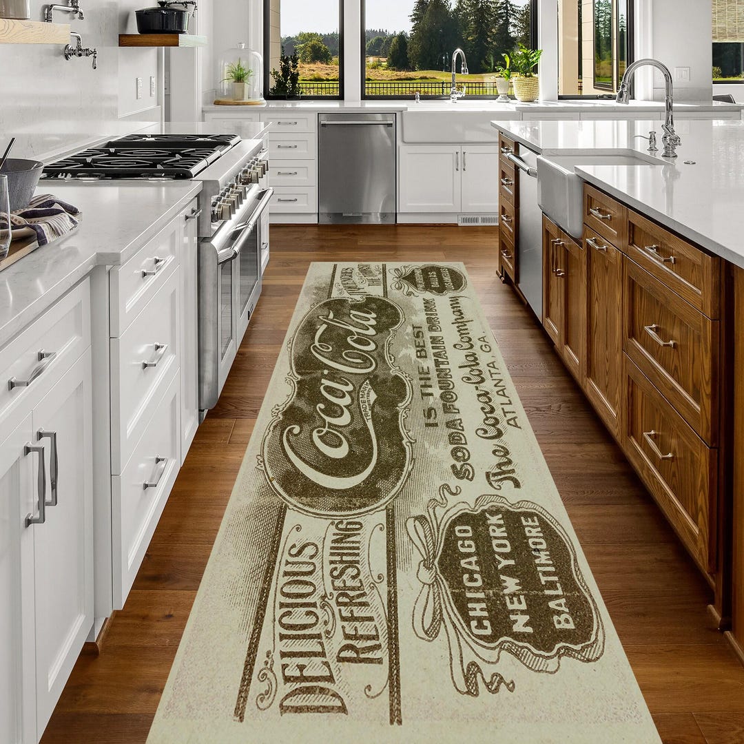 Coke Runner Rug, Coke Rug, Coca Cola Retro Rug, Coca Cola Rug, Coke ...