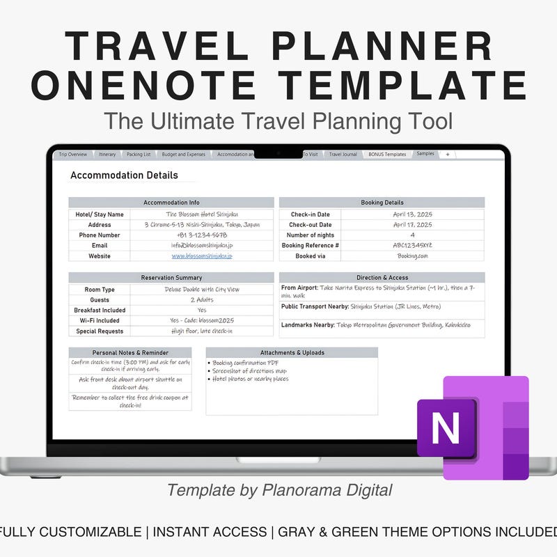 Travel Planner - Etsy