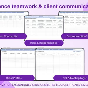 Onenote Project Management Planner for Work Template for Onenote ...