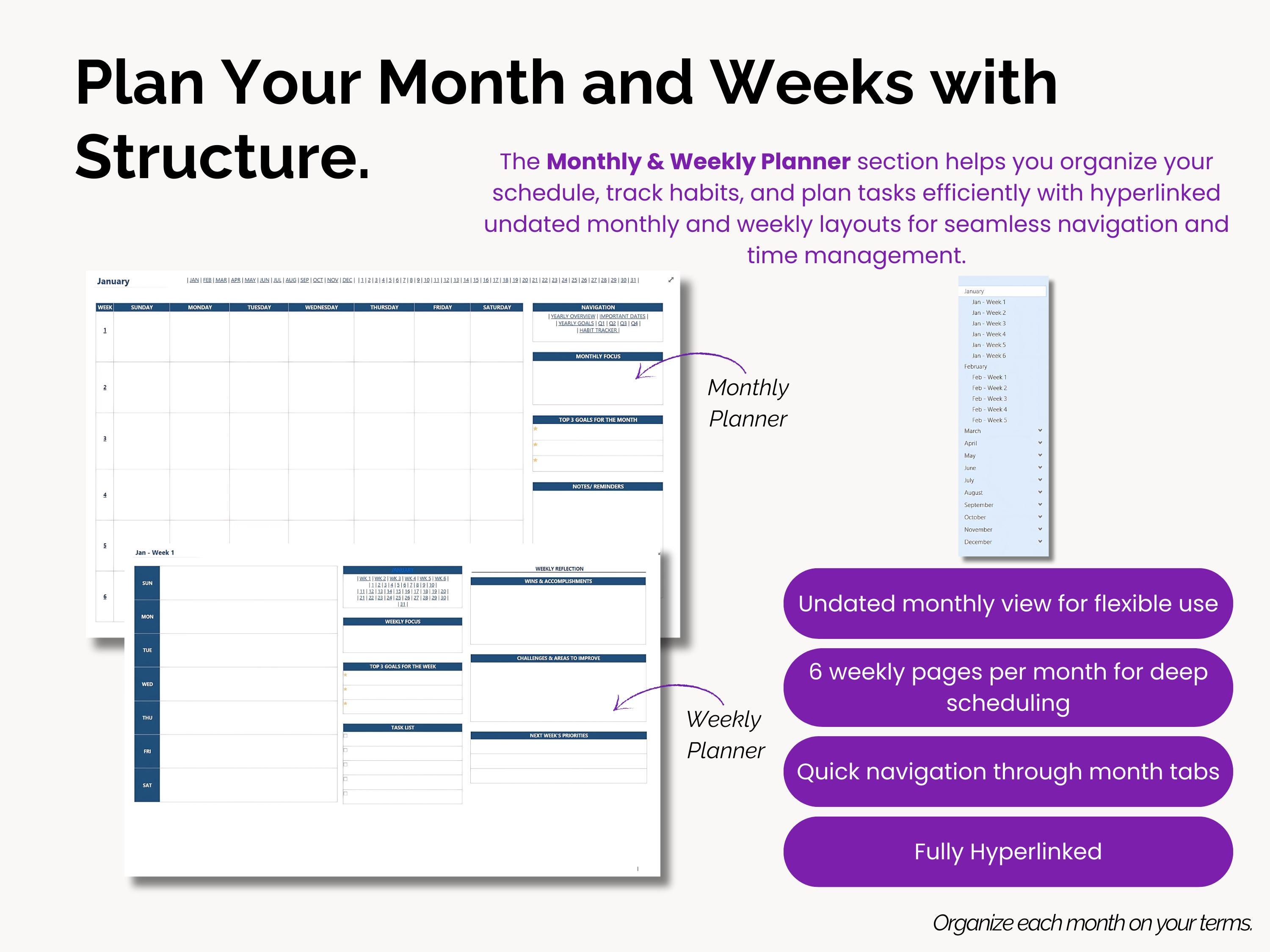 Onenote Template Professional Planner Onenote Work to Do List Template ...