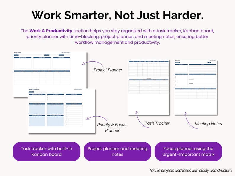 Onenote Template Professional Planner Onenote Work to Do List Template ...