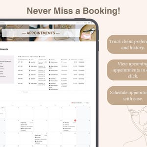 Notion Business Planner for Lash Tech Client Record Book Beauty Salon Business Template Lash ...