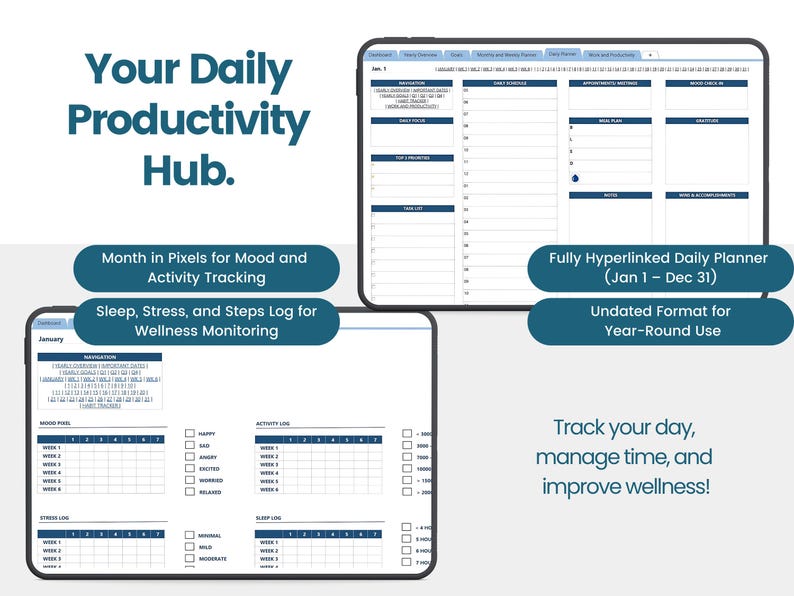 Onenote Template for Productivity Onenote Professional Planner Work to ...