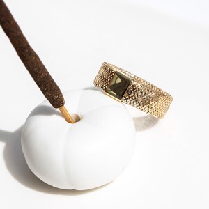 Adjustable 14k Stretch Mesh Ring Flexible Unisex Ring Real Solid Gold ...