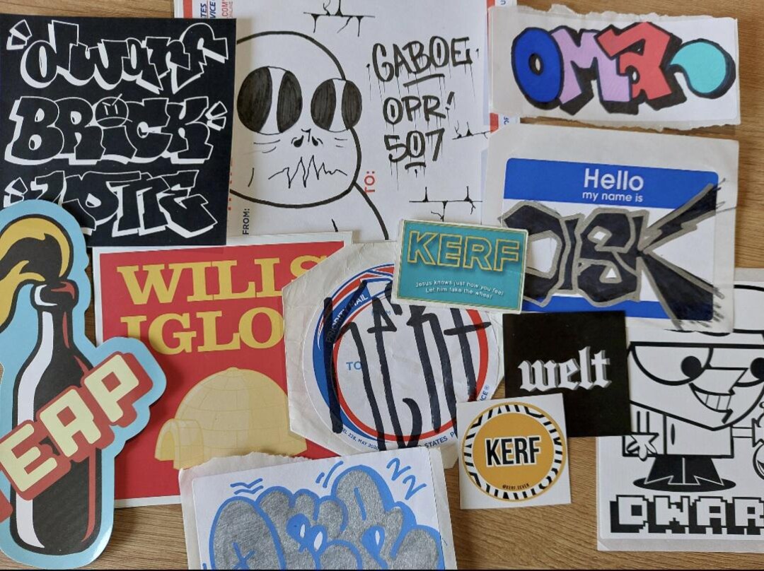 Authentic Graffiti Sticker Pack 10x Stickers - Etsy
