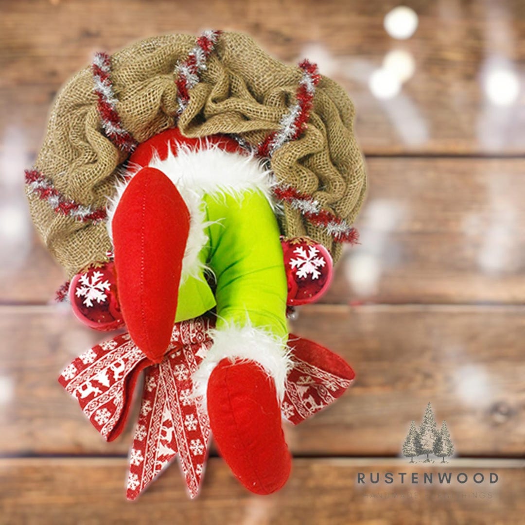 Novelty Christmas Monster Wreath Movie Themed Christmas Wreath ...