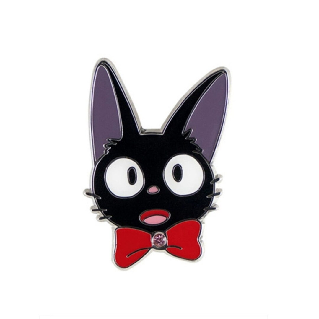 Kiki's Delivery Service Jiji the Cat Pins Badges Accessories Black Cat ...
