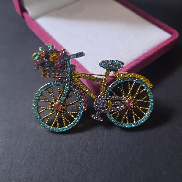 Bicycle Pin - Etsy