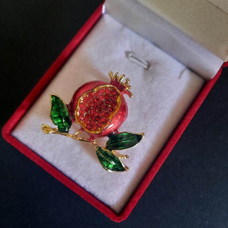 Pomegranate Pin - Etsy