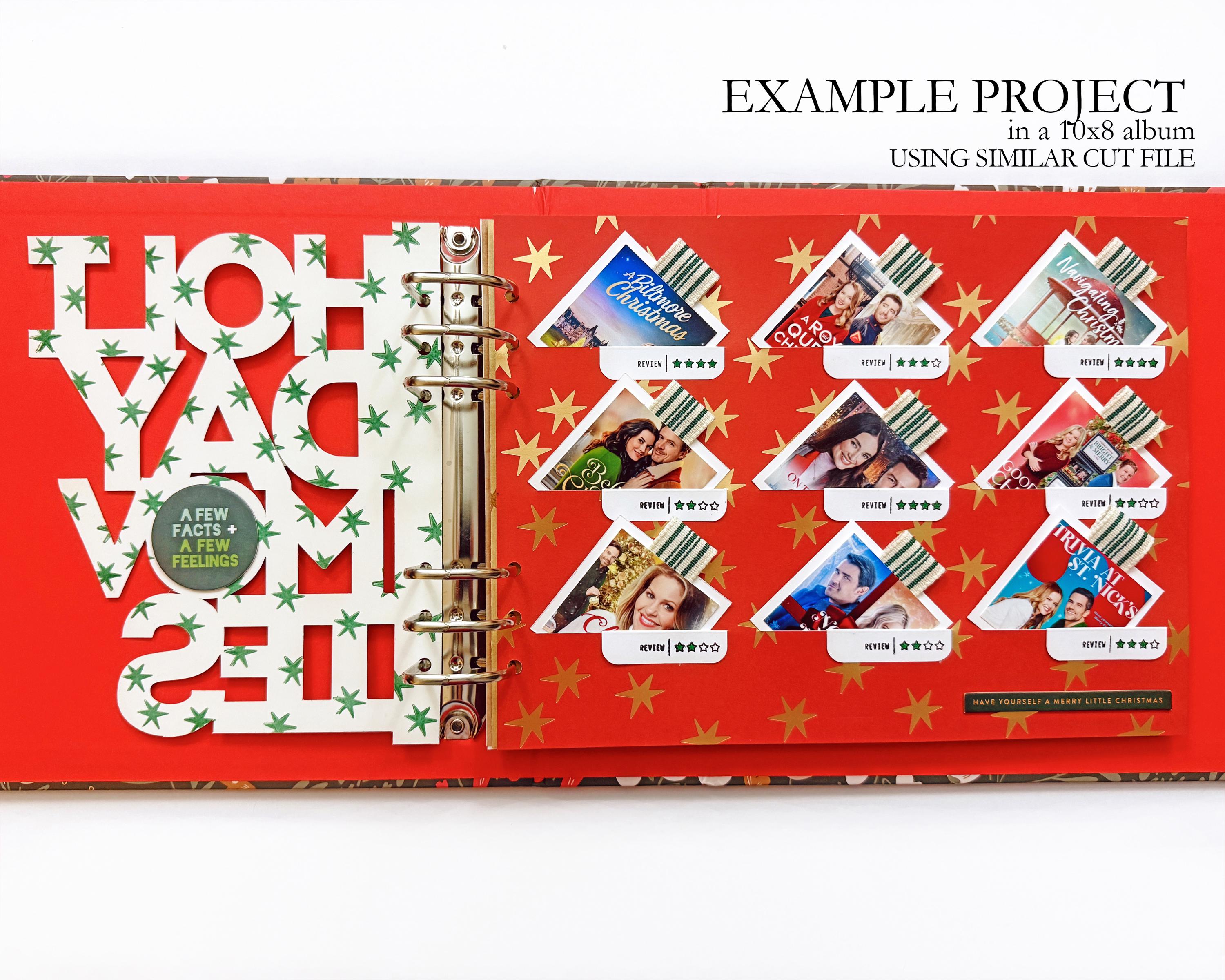 Holiday Memories Silhouette Cut Files for December Documenting ...