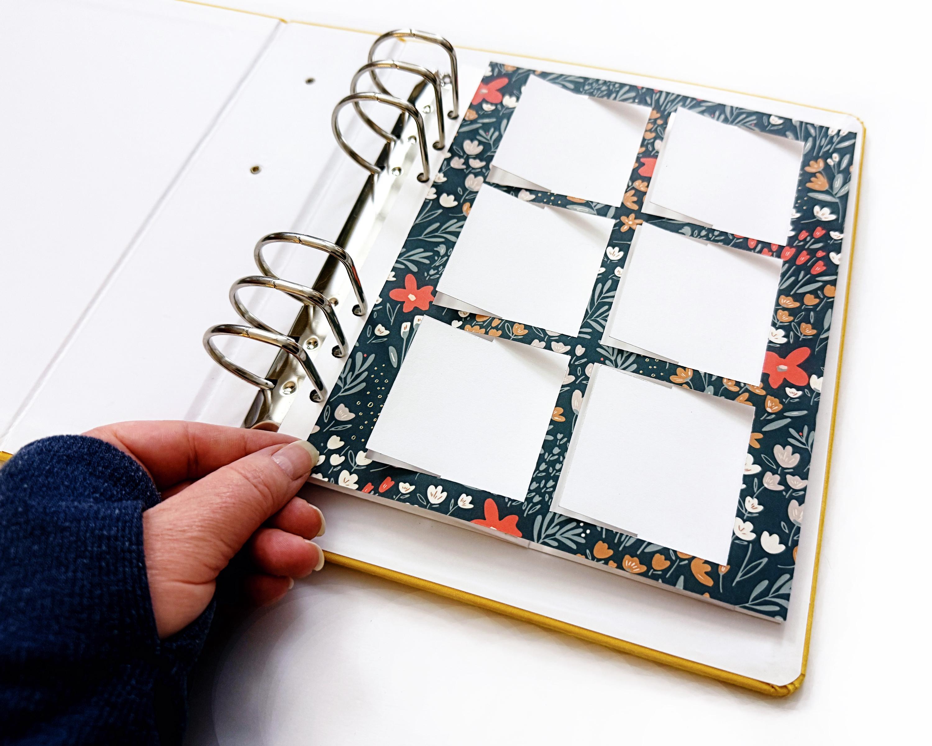 Sliding Squares INTERACTIVE Scrapbook Page for 6X8 Album (.studio3 ...