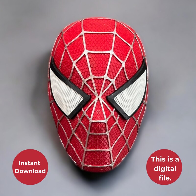Spiderman Mask Stl - Etsy