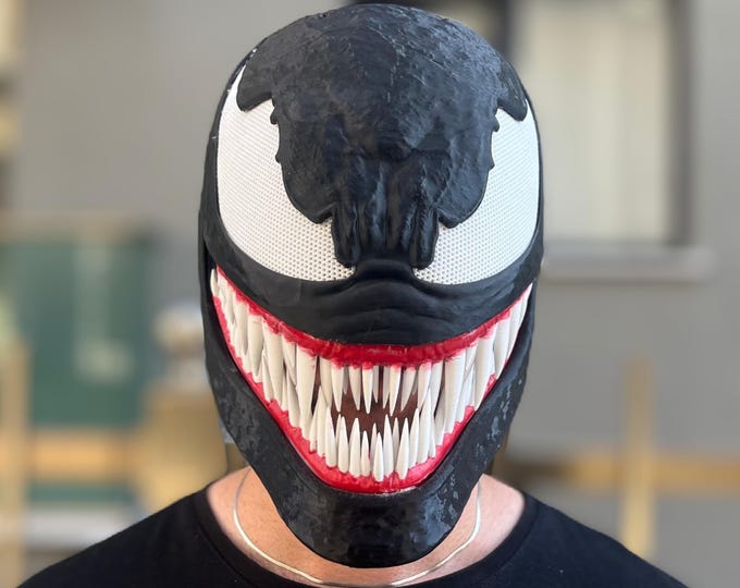 VENOM MASK DIY lowpoly papercraft - Etsy México