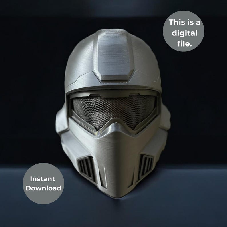 3D Helldivers Game Character STL File, 3D Printed Helldivers Helmet ...