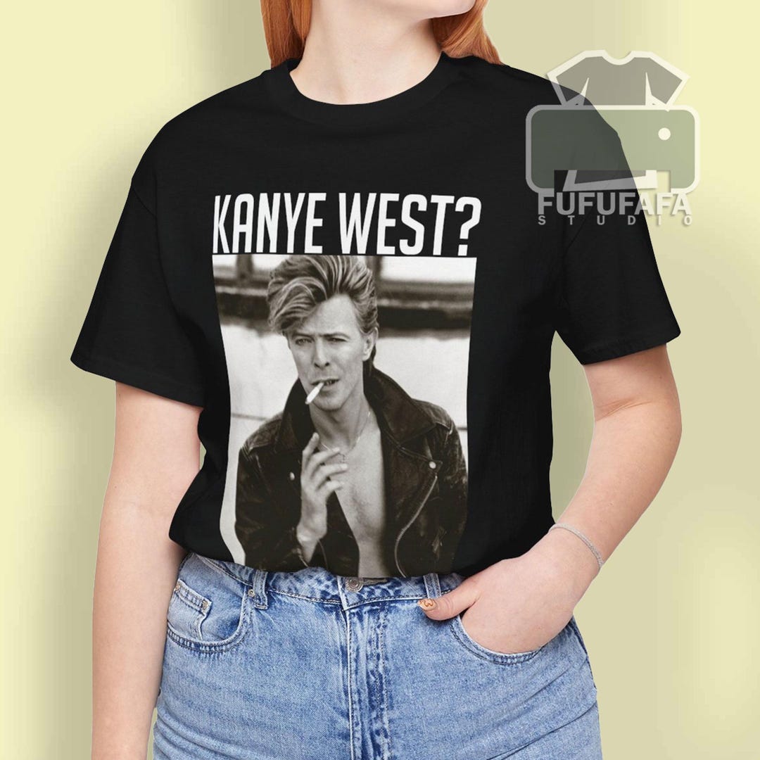 David Bowie Cosmic Icon Mashup – Retro-futurist Music Art Shirt ...