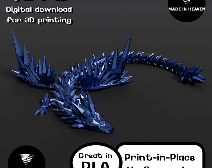 Rose Dragon, Cinderwing3d, STL File for 3D Printing, STL Print Files ...
