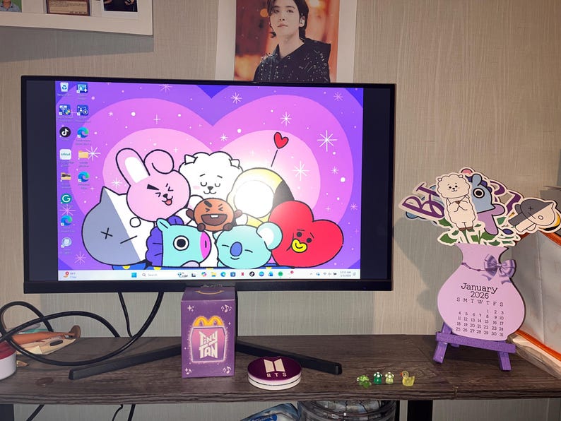 2026 BT21 Desk Calendar - Etsy