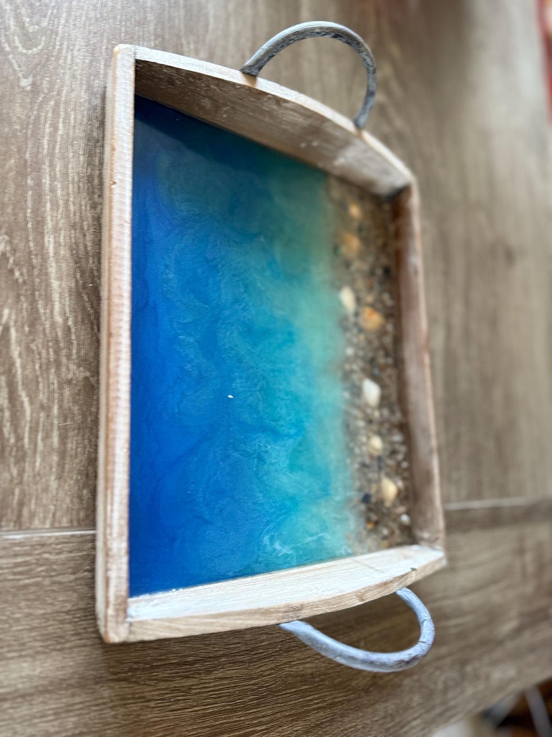 Ocean Shell Resin Tray – Coastal Decor - Etsy