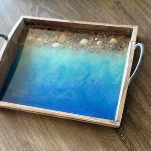 Ocean Shell Resin Tray – Coastal Decor - Etsy