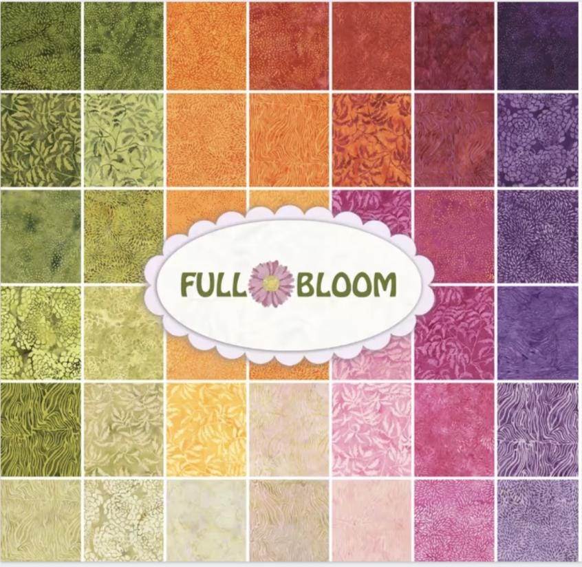 Island Batik Layer Cakes and Strip Packs, Full Bloom, Celebrate, Prisms ...