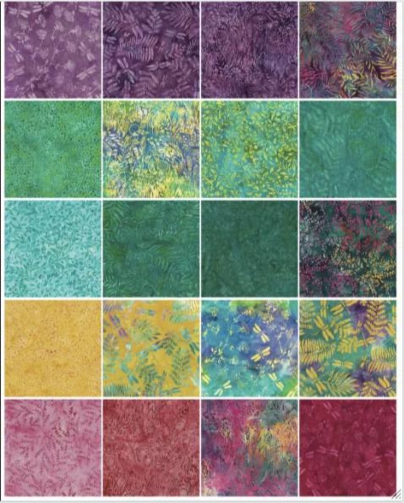 Island Batik Layer Cakes, Naturally Neutral, Sunny Meadows, Sea Cookies ...